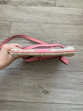 Coach | Bags | Coach Signature Canvas Stripe File Crossbody Bag | Poshmark